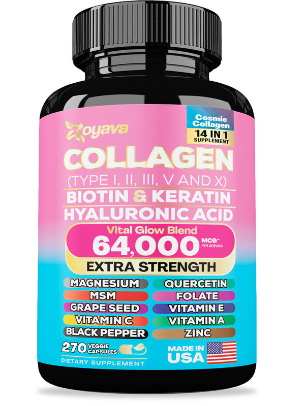 Cosmic Collagen Beauty Complex - 64,000MCG - Illuminate Your Radiance! – Zoyava